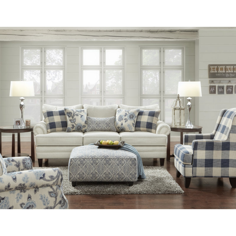 Saniyah Ikat Cocktail Ottoman
